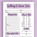Get to Know You, Getting to Know You Page, Get to Know You Printable ...