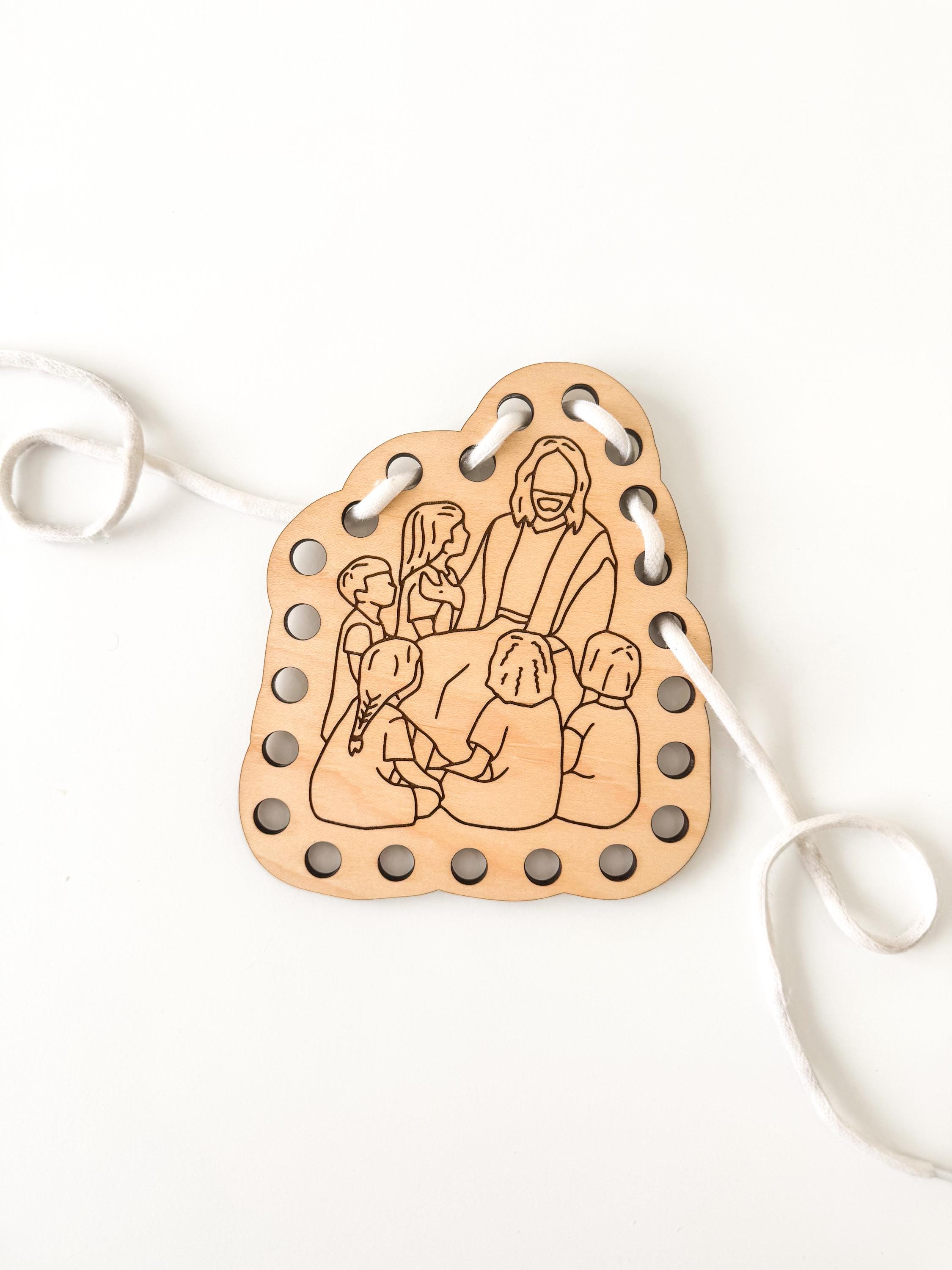 Gospel Lacing Cards Set, Temple Lacing Card, Primary Lacing Cards ...