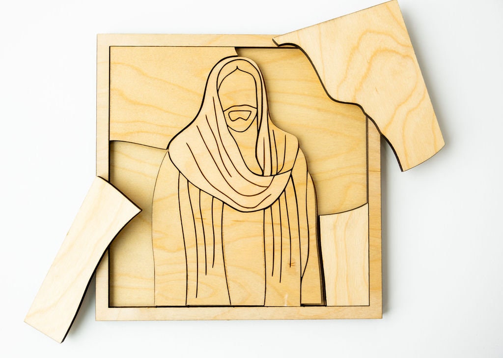 Jesus Christ Puzzle, Puzzle of Christ, Wooden Jesus Puzzle, Acrylic ...