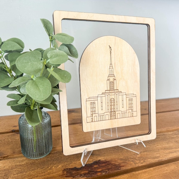 Temple Wood Sign - Etsy