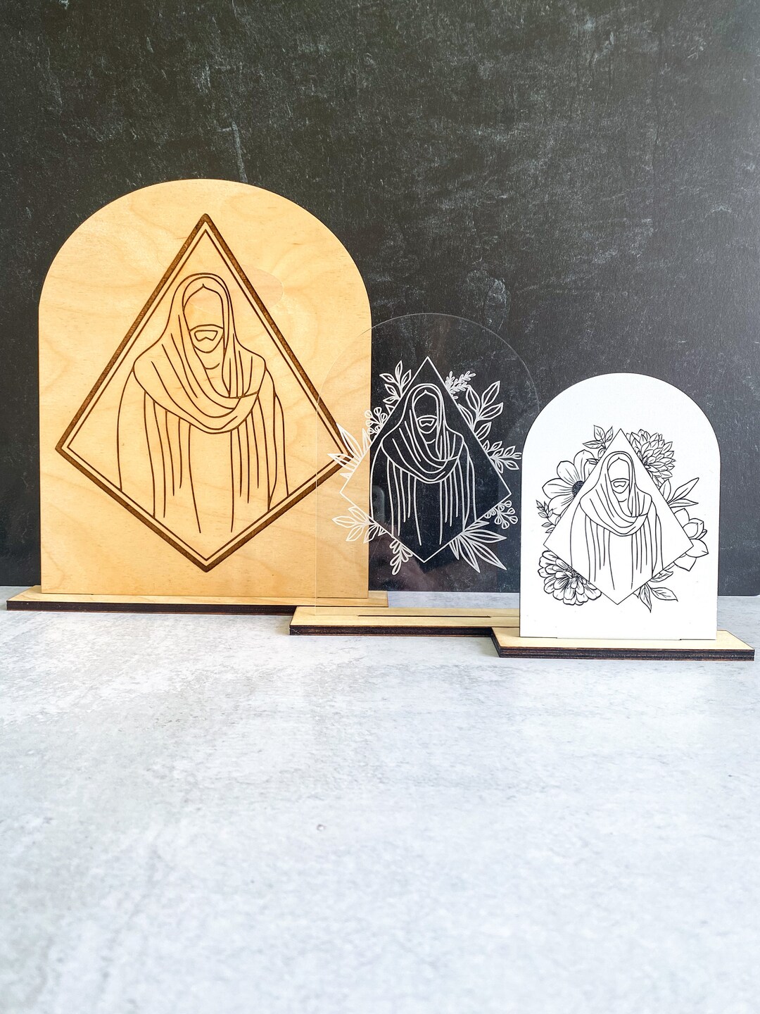 Custom Engraved Christ Decor, Choose Your Christ Engraved Decor ...