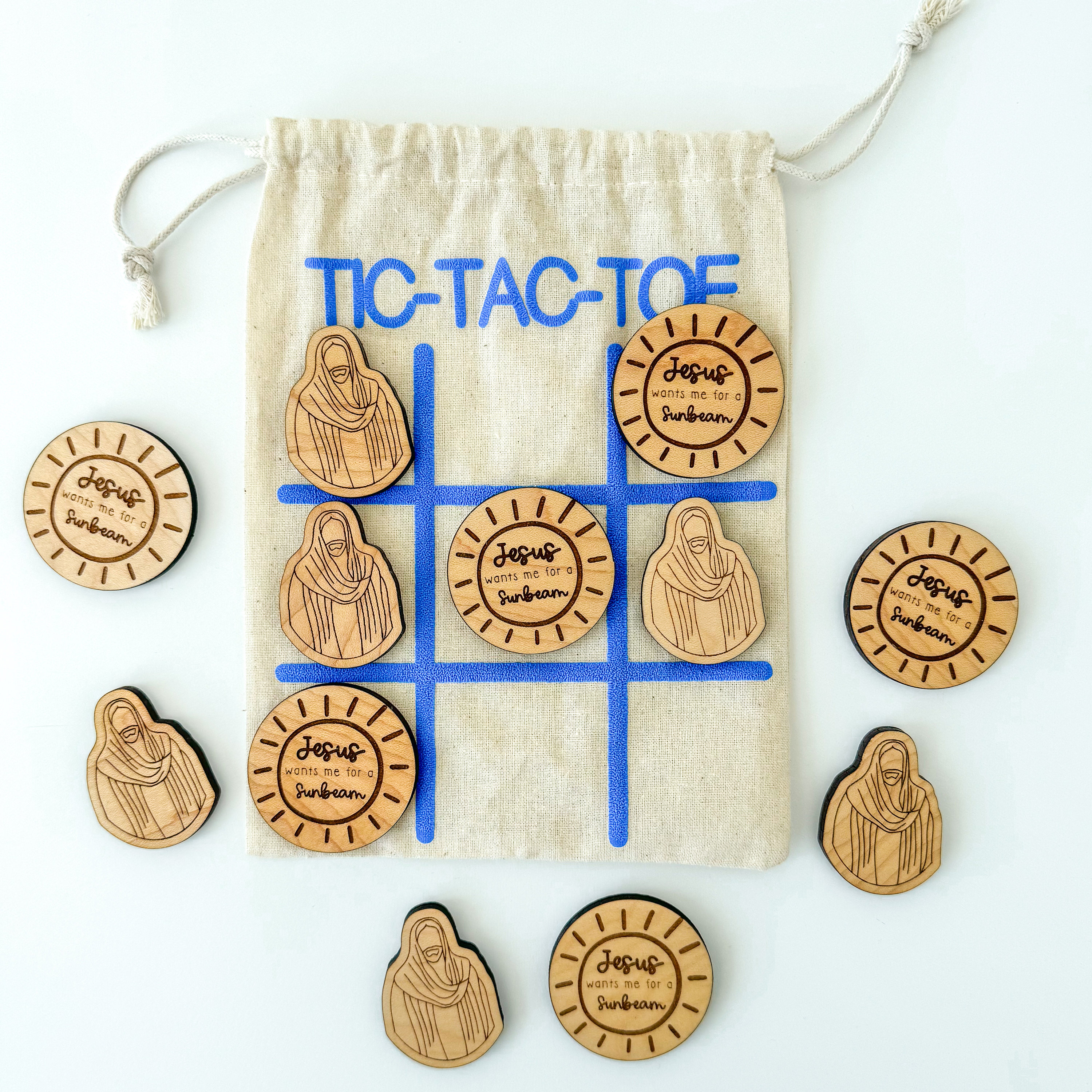 Tic Tac Toe Game Set, Gospel Learning Toys, Gospel Themed Game Set ...
