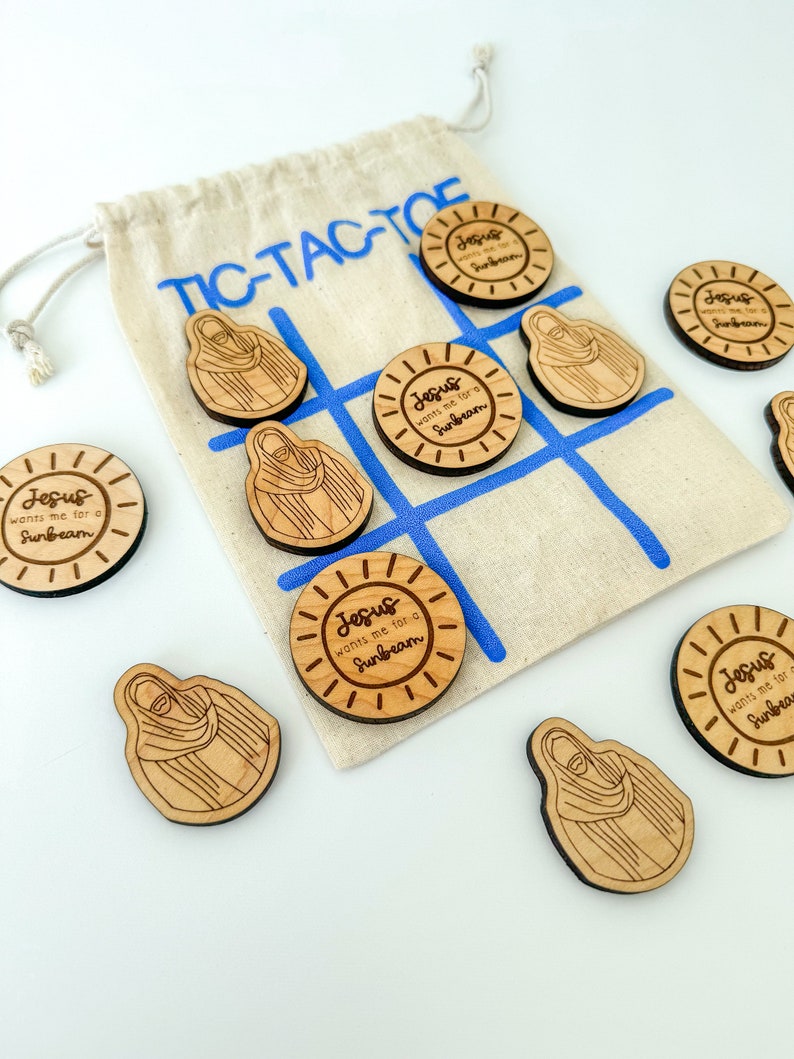 Tic Tac Toe Game Set, Gospel Learning Toys, Gospel Themed Game Set ...