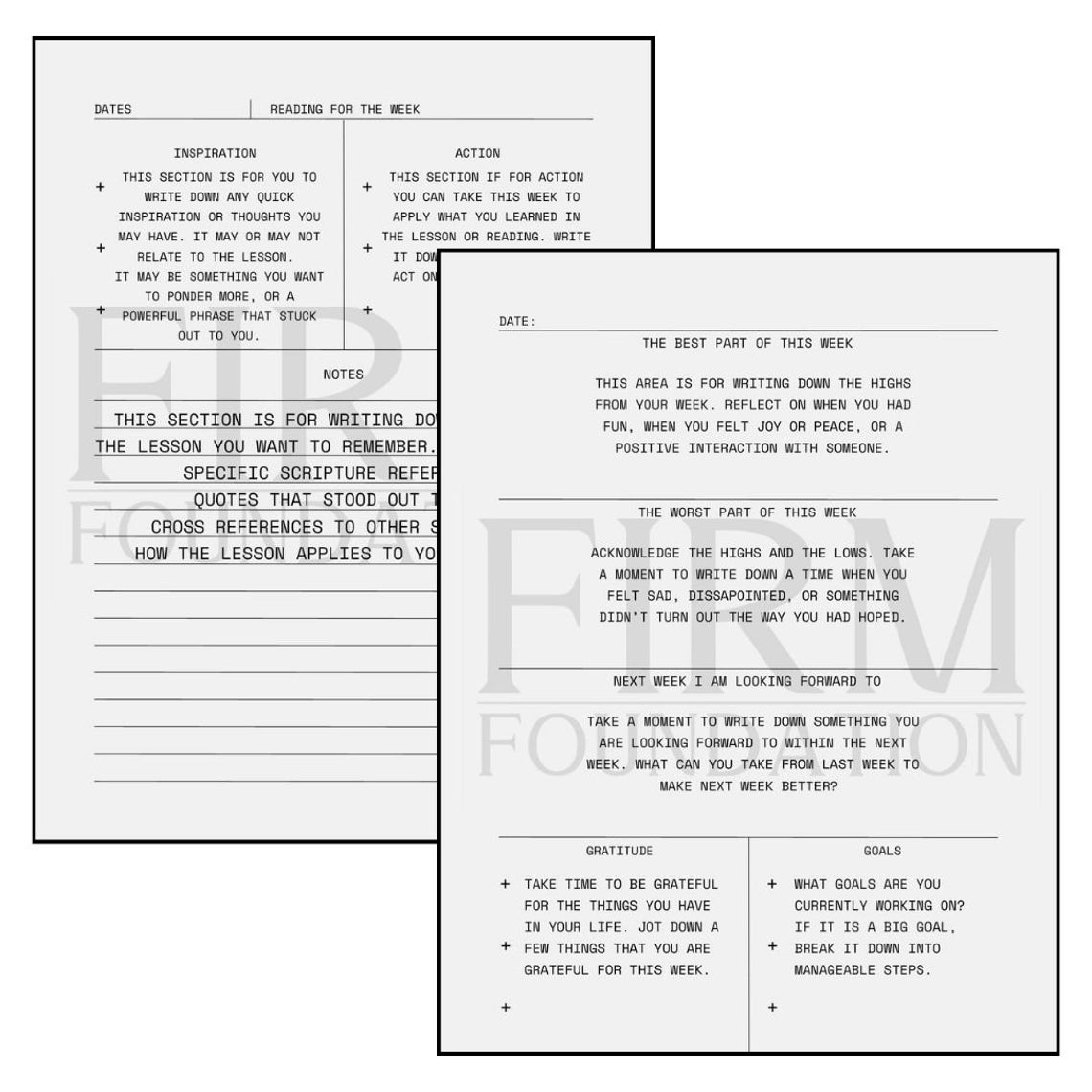 Come Follow Me Printable Journal, Come Follow Me Book of Mormon ...