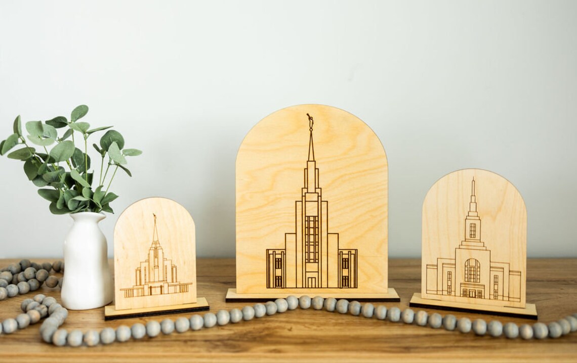 Custom Layered Temple Decor, Choose Your Temple Layered Acrylic ...