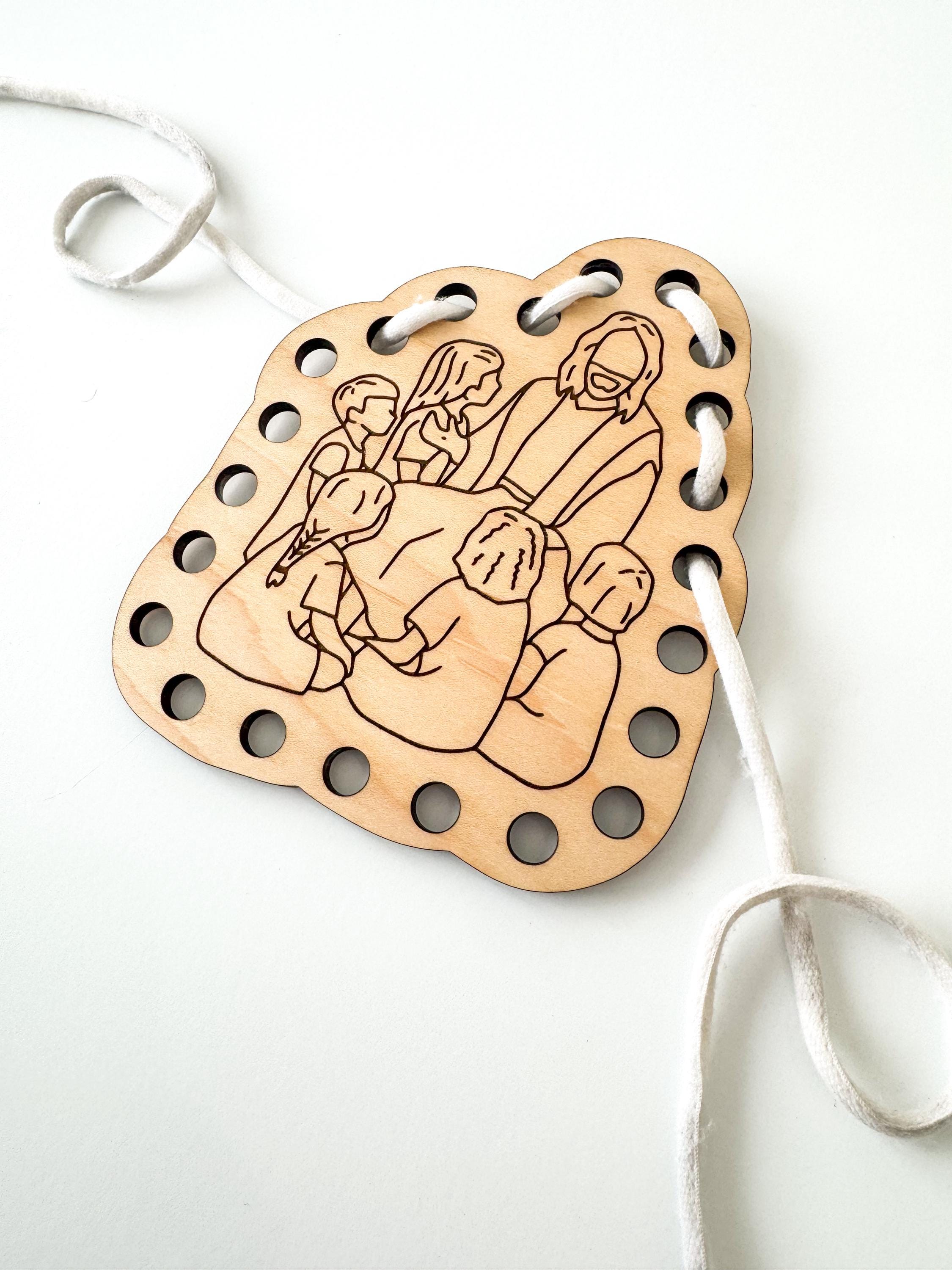 Gospel Lacing Cards Set, Temple Lacing Card, Primary Lacing Cards ...