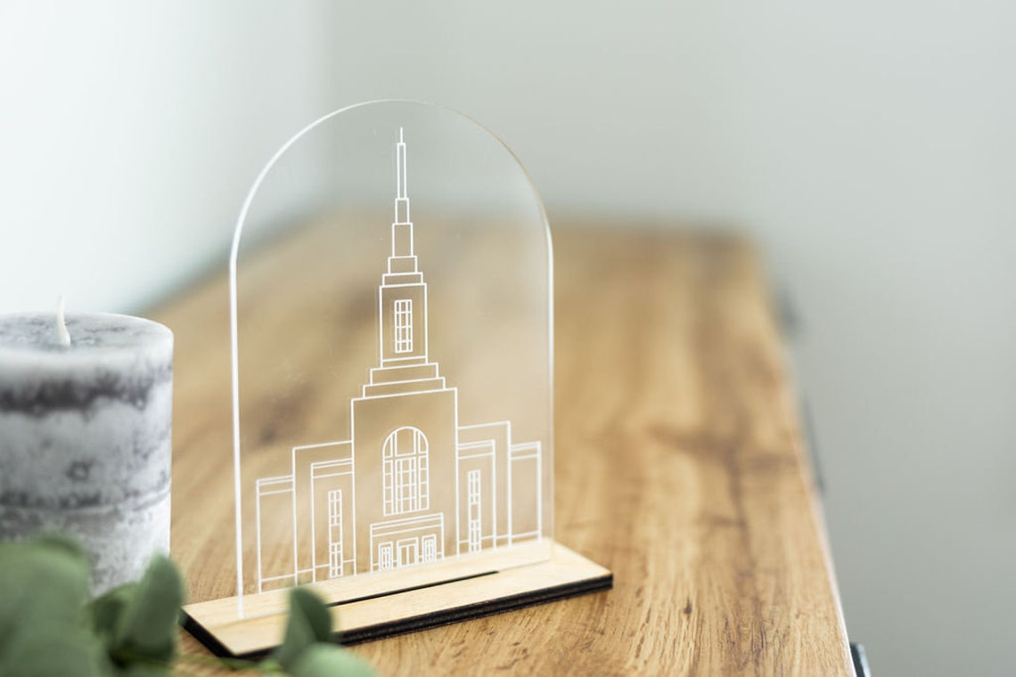 Custom Engraved Temple, Choose Your Temple Engraved Acrylic, Acrylic ...