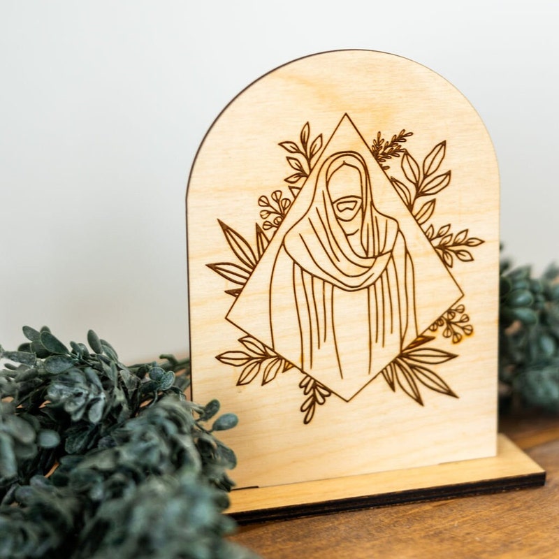 Jesus Wooden Engraved - Etsy