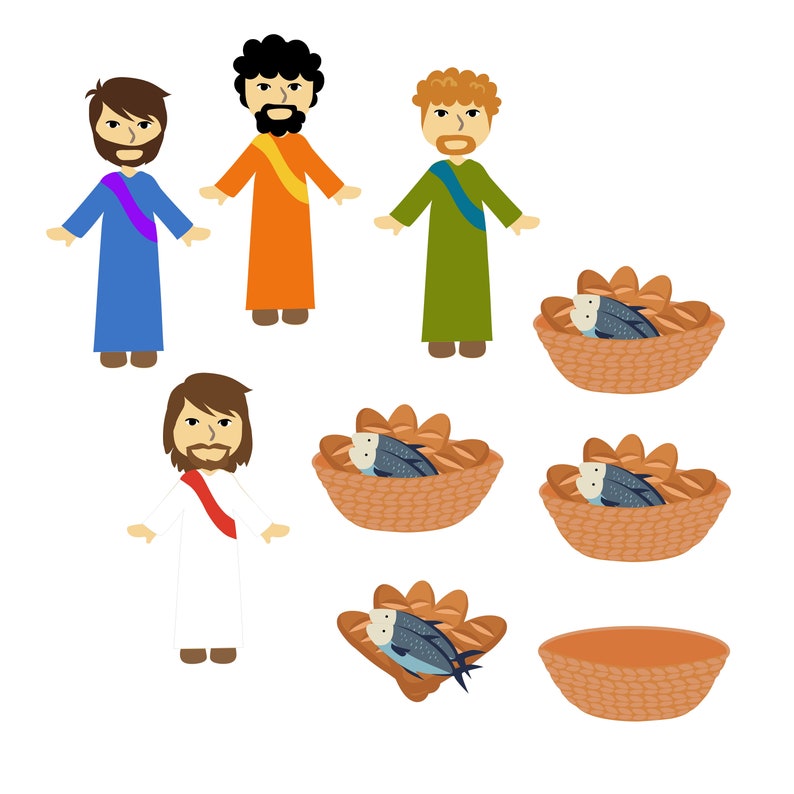 Bible Story Felt Set, Bible Story Paper Doll, Scripture Story Felt Set ...