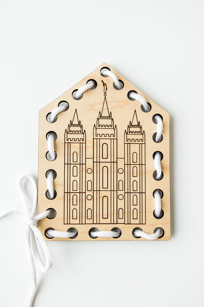 Gospel Lacing Cards Set, Temple Lacing Card, Primary Lacing Cards ...