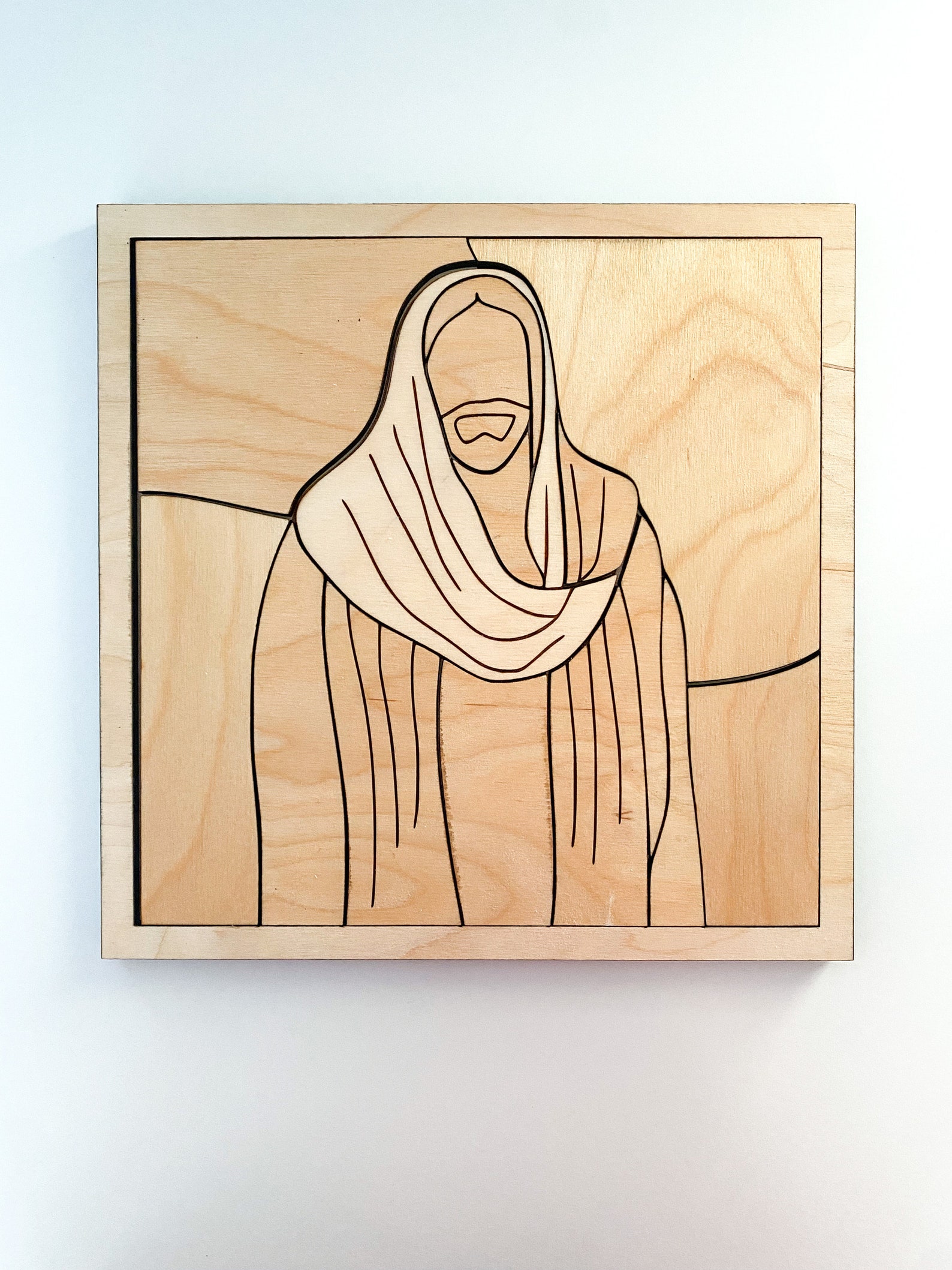 Jesus Christ Puzzle, Puzzle of Christ, Wooden Jesus Puzzle, Acrylic ...