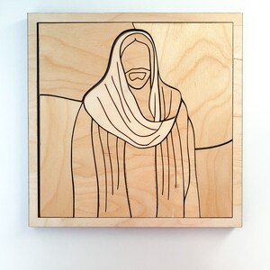 Jesus Christ Puzzle, Puzzle of Christ, Wooden Jesus Puzzle, Acrylic ...