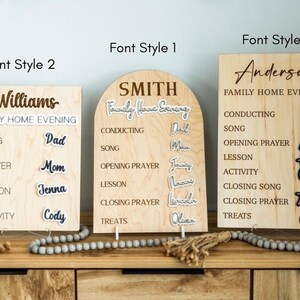 Family Home Evening Chart, Family Home Evening Assignment Chart, FHE ...