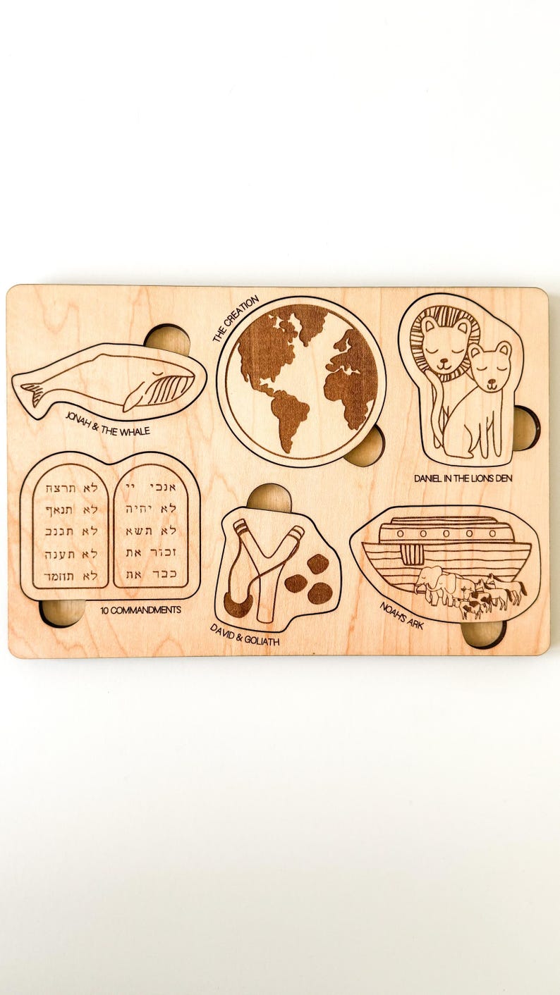 Gospel Board Puzzle for Toddlers, LDS Scripture Story Puzzle, Jesus ...