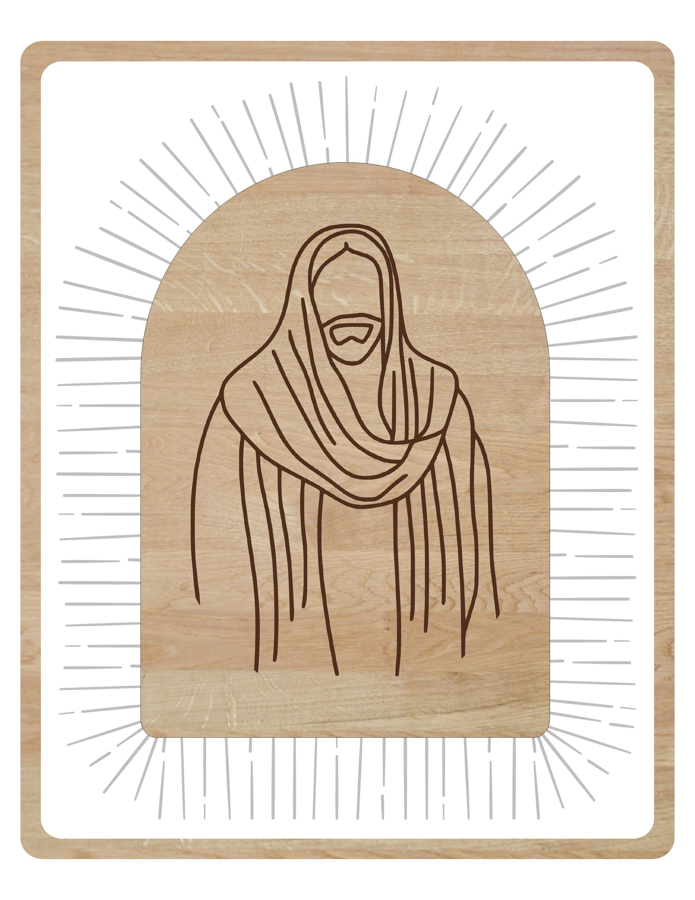 Jesus Christ Decor, Laser Engraved Christ Sign, Wood Christ Engraving, Wood and Acrylic Jesus ...