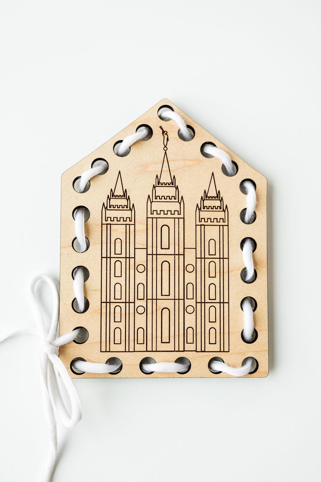 Wood Lacing Cards, Child of God Lacing Card, Primary Lacing Cards ...