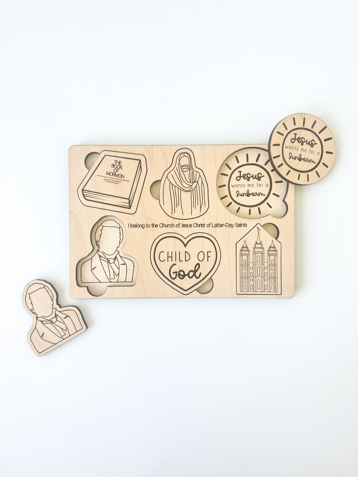 Gospel Board Puzzle, Toddler Board Puzzle, Primary Board Puzzle, Latter ...