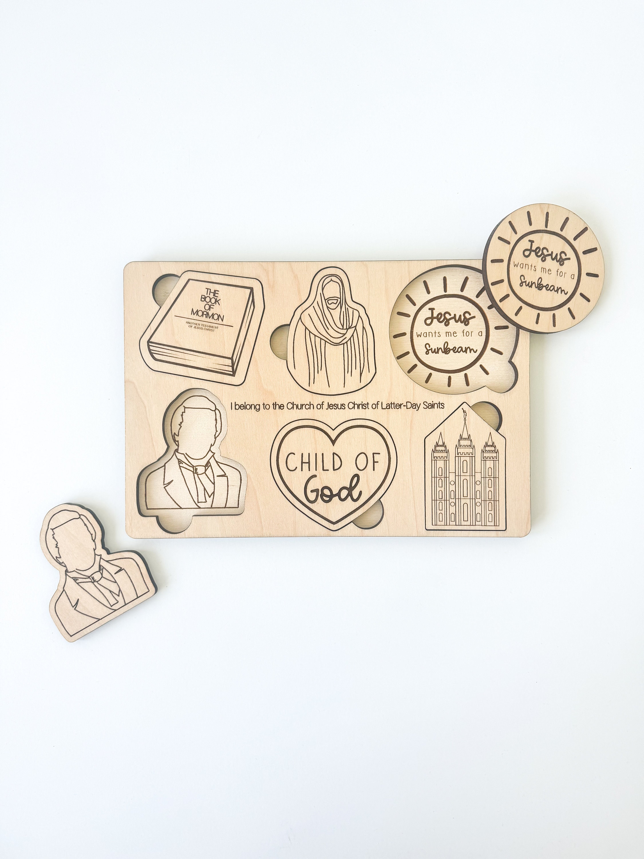 Gospel Board Puzzle, Toddler Board Puzzle, Primary Board Puzzle, Latter ...