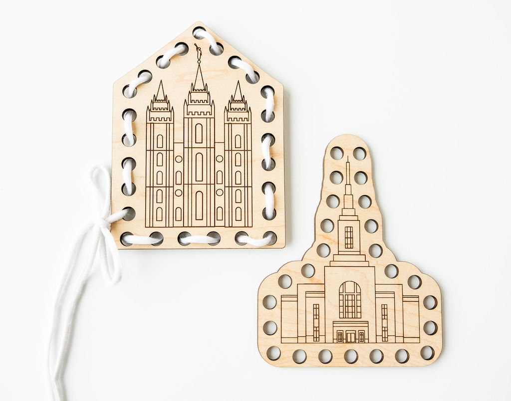 Gospel Lacing Cards Set, Temple Lacing Card, Primary Lacing Cards ...