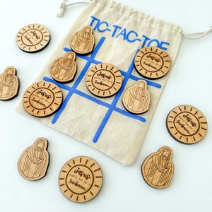 Tic Tac Toe Game Set, Gospel Learning Toys, Gospel Themed Game Set ...