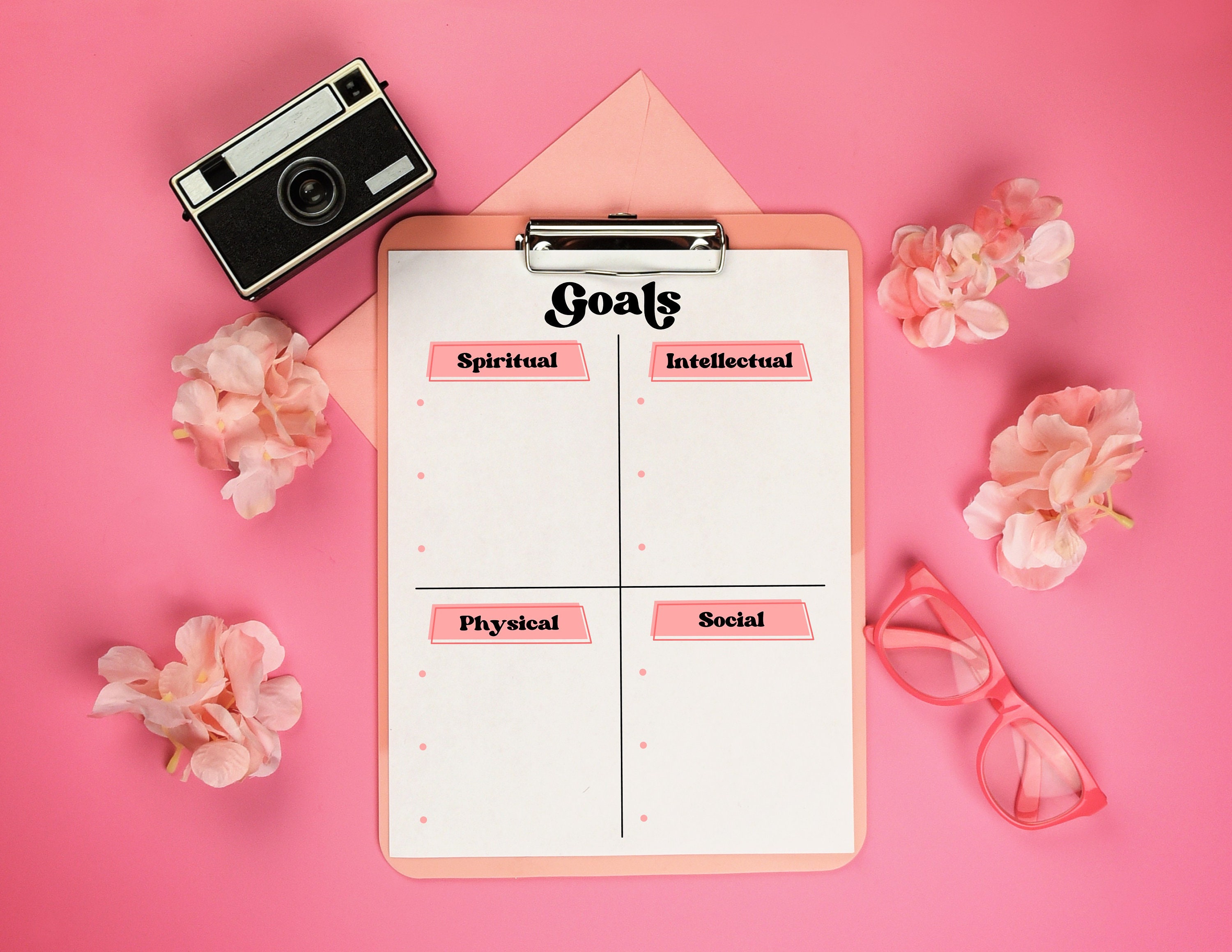 Youth Four Goals Printable Sheet, LDS Youth Goals Printable, Goal Sheet ...