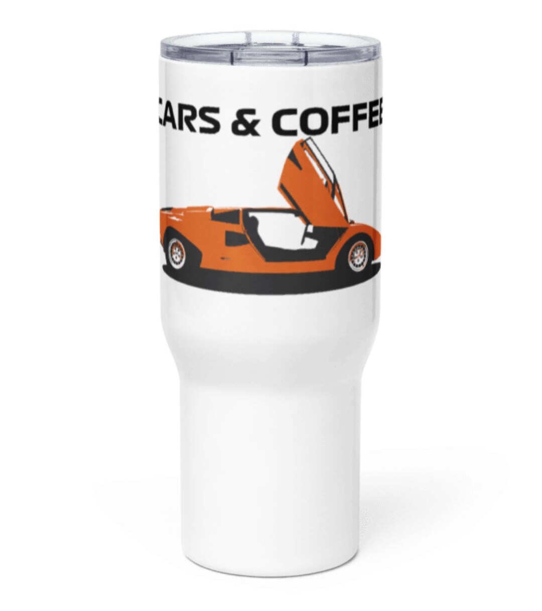 Cars and Coffee 25oz Travel Mug - Rev up Your Morning Routine - Etsy
