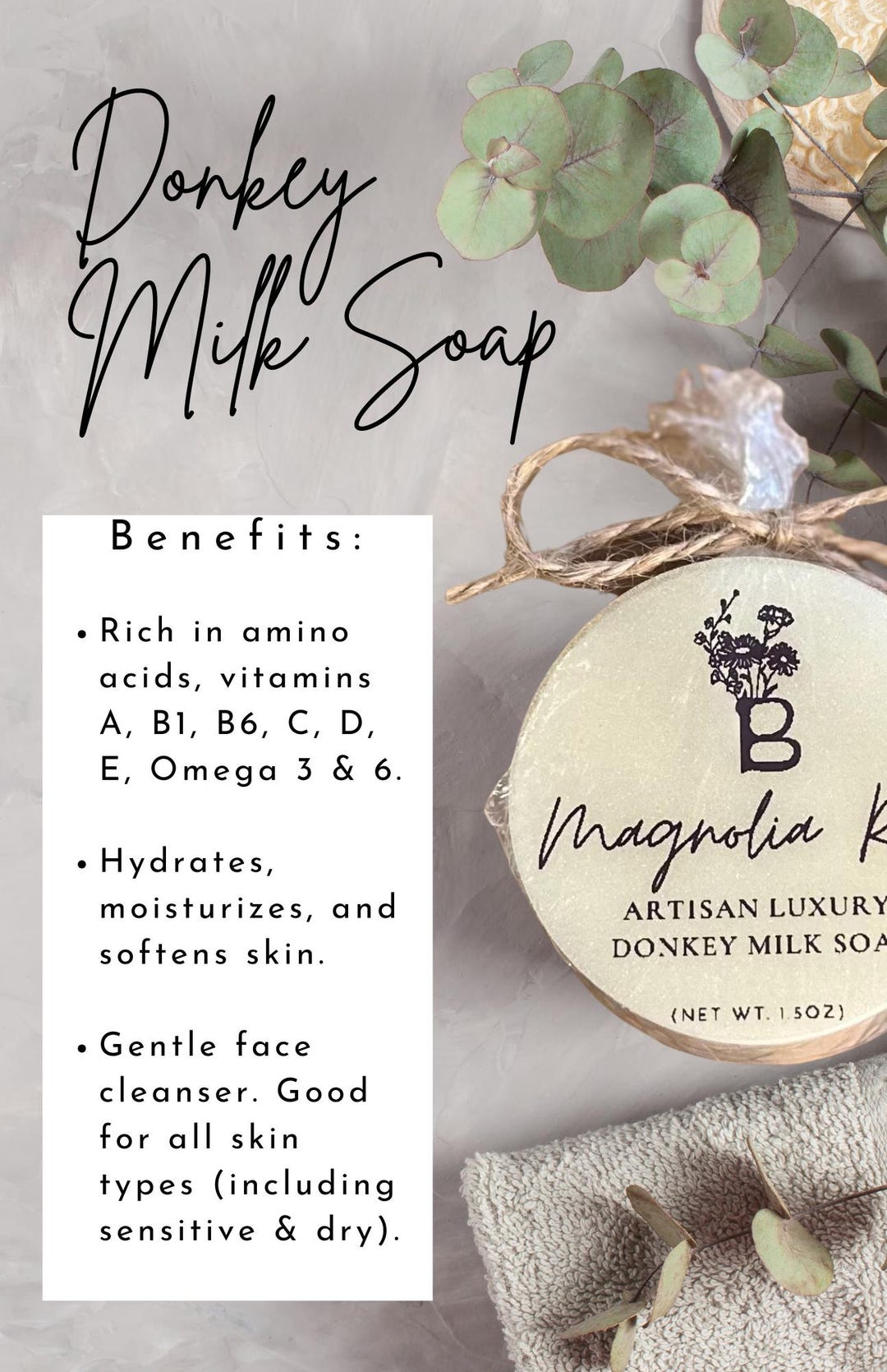 Donkey Milk Soap | Pick Your Scent - Etsy