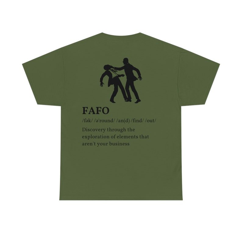 FAFO Definition and Pronunciation With Slap Graphic Design on - Etsy