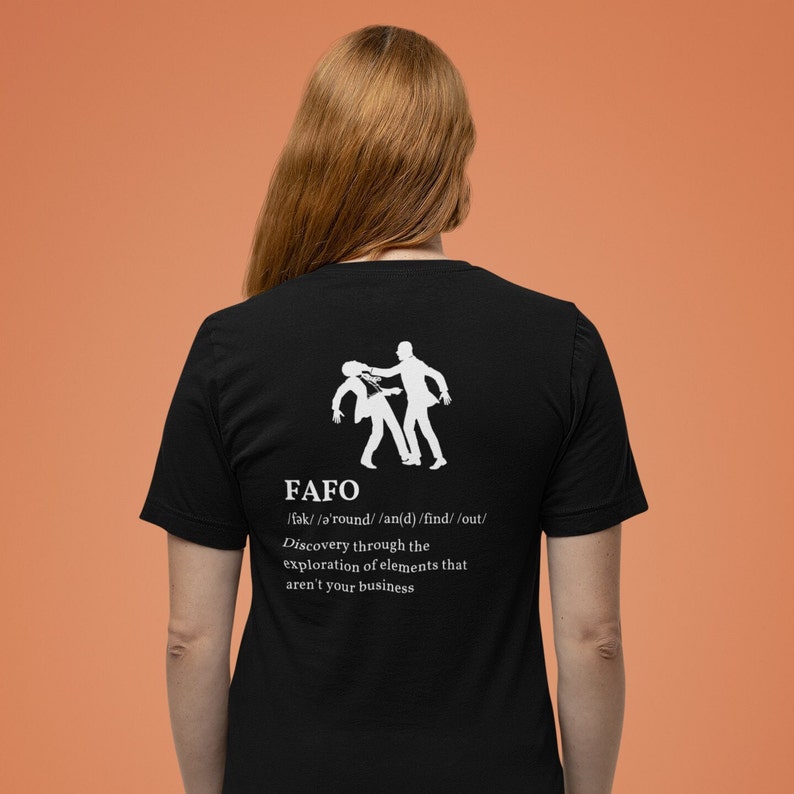 FAFO Definition and Pronunciation With Slap Graphic Design on - Etsy