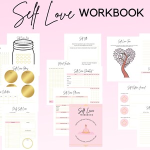 Self Love Workbook | Self-care | Self Care is Self Love - Etsy
