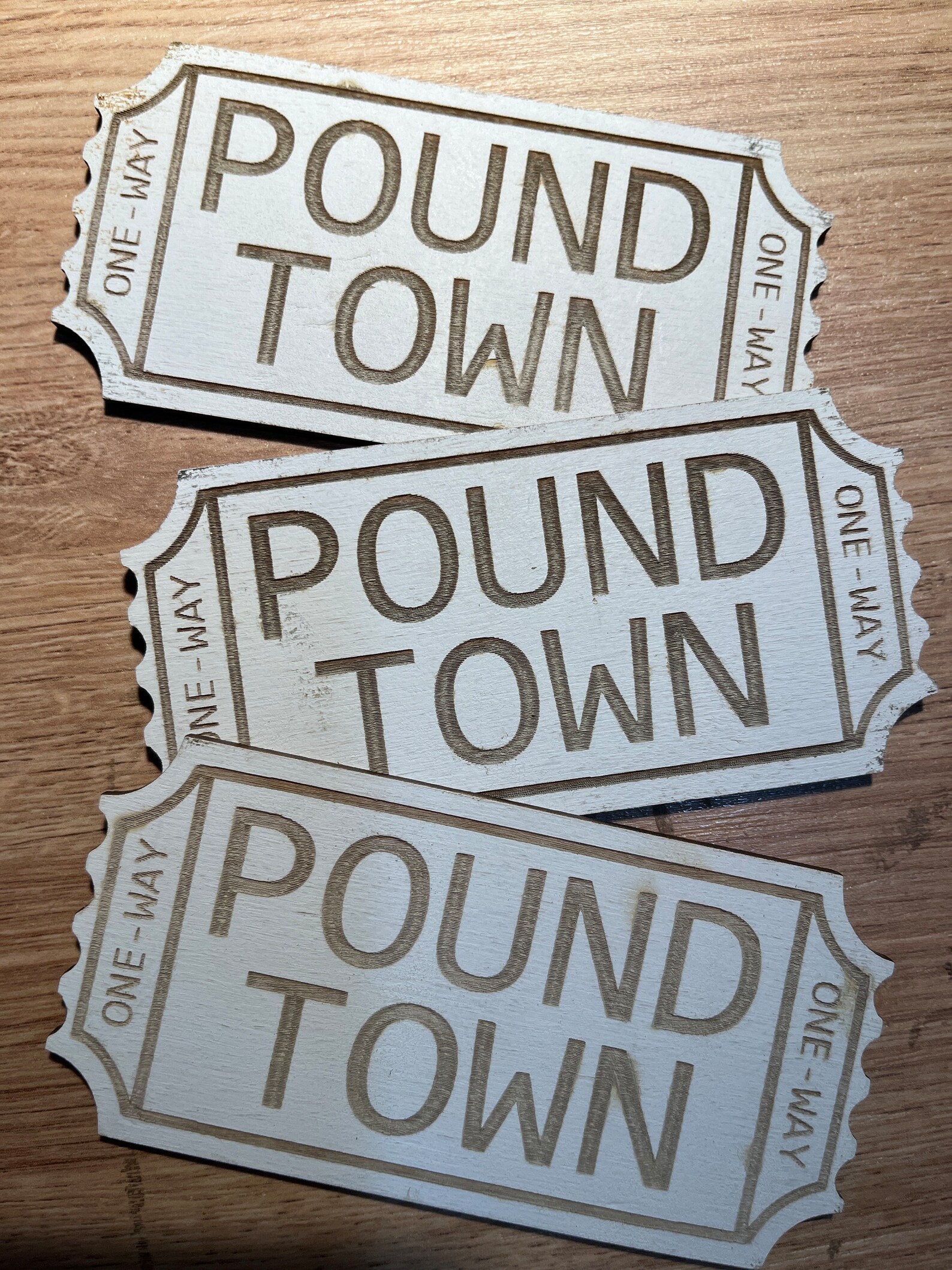 One Way Ticket to Pound Town, Great Gag Gift for the One You Love ...