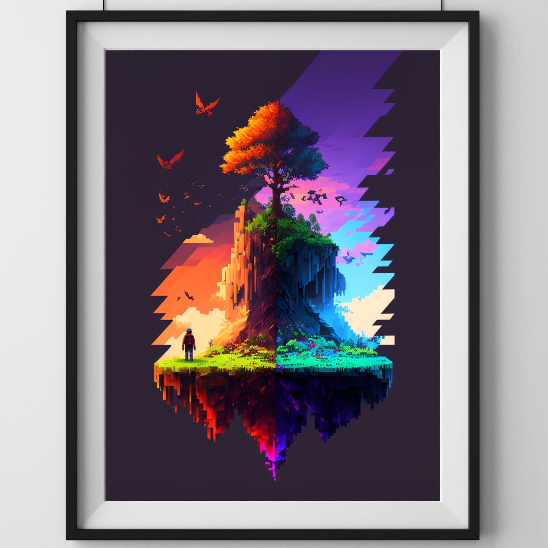 Pixel Art Portrait, Custom Illustration, Personalised Photo, Photo ...