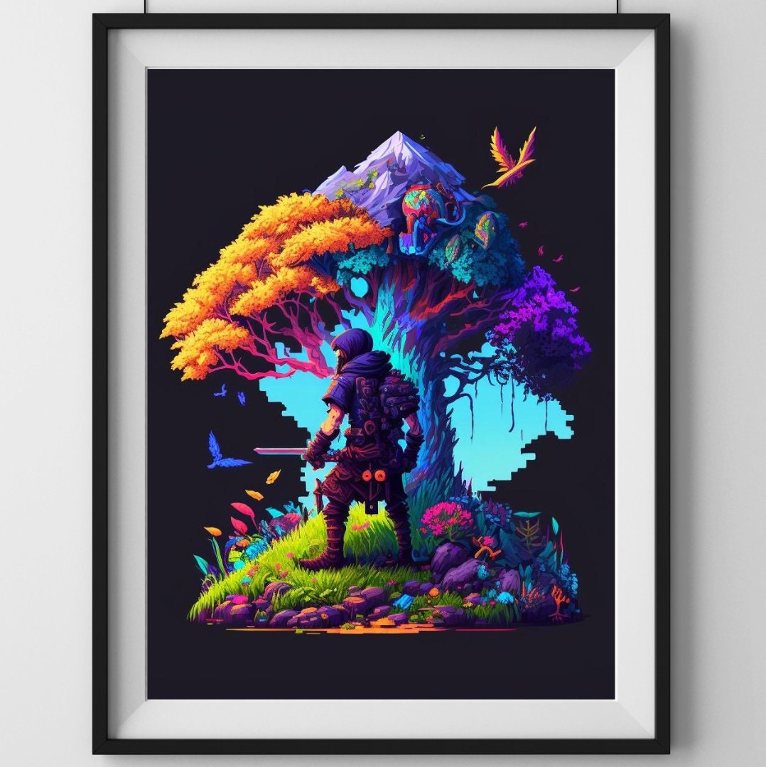 Pixel Art Portrait, Custom Illustration, Personalised Photo, Photo ...