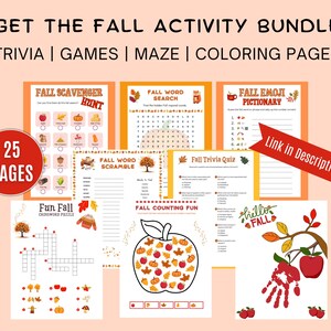 Fall Word Scramble Printable, Kids Fall Activity, Fall Activities, Kids ...