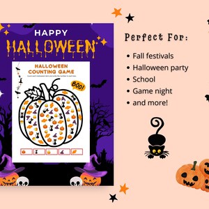 Halloween Counting Game, Halloween Activities, Halloween Games, Games ...