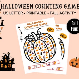 Halloween Counting Game, Halloween Activities, Halloween Games, Games ...