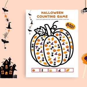 Halloween Counting Game, Halloween Activities, Halloween Games, Games ...