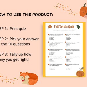 Fall Trivia Game Printable, Autumn Trivia, Kids Games, Printable Fall ...