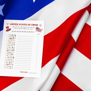 United States of Emoji Game, USA Game, United States Trivia, Emoji ...