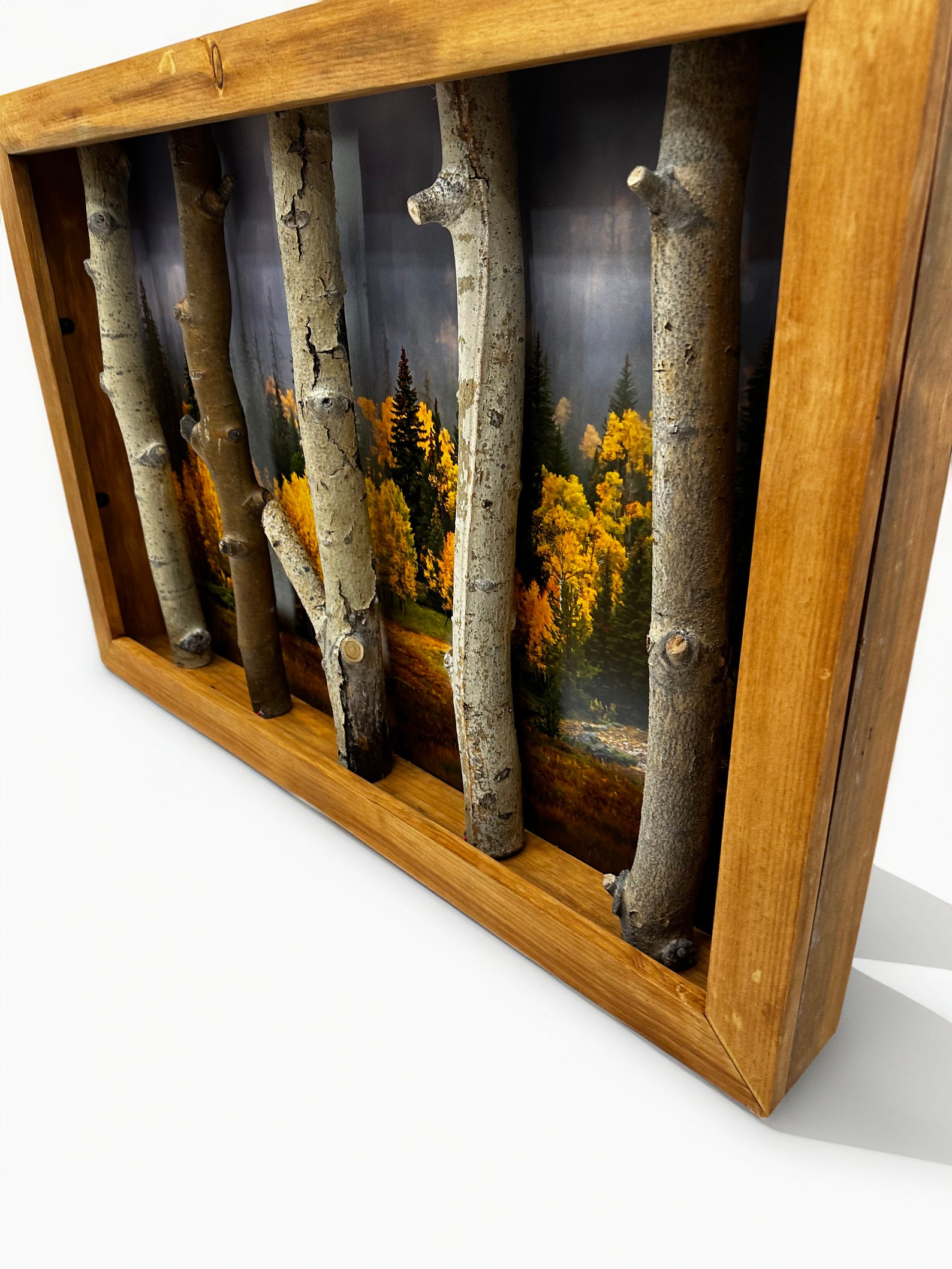 Illuminate Your Space With LED Wall Hanging Made From Real Aspen ...
