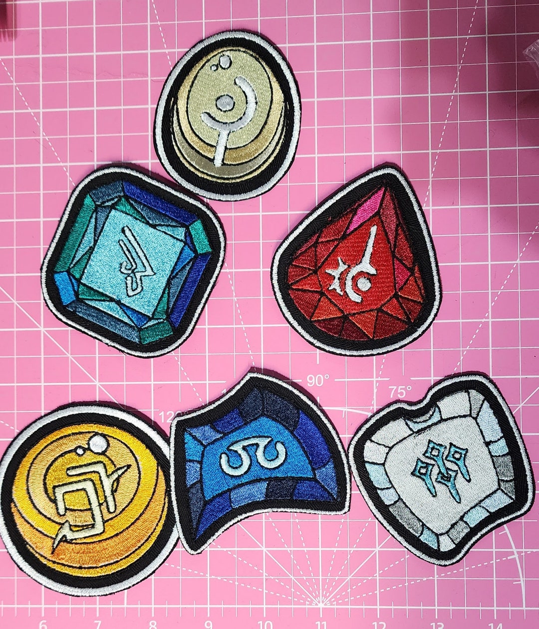 FFXIV Job Stone Embroidered Iron-on Patch - Etsy