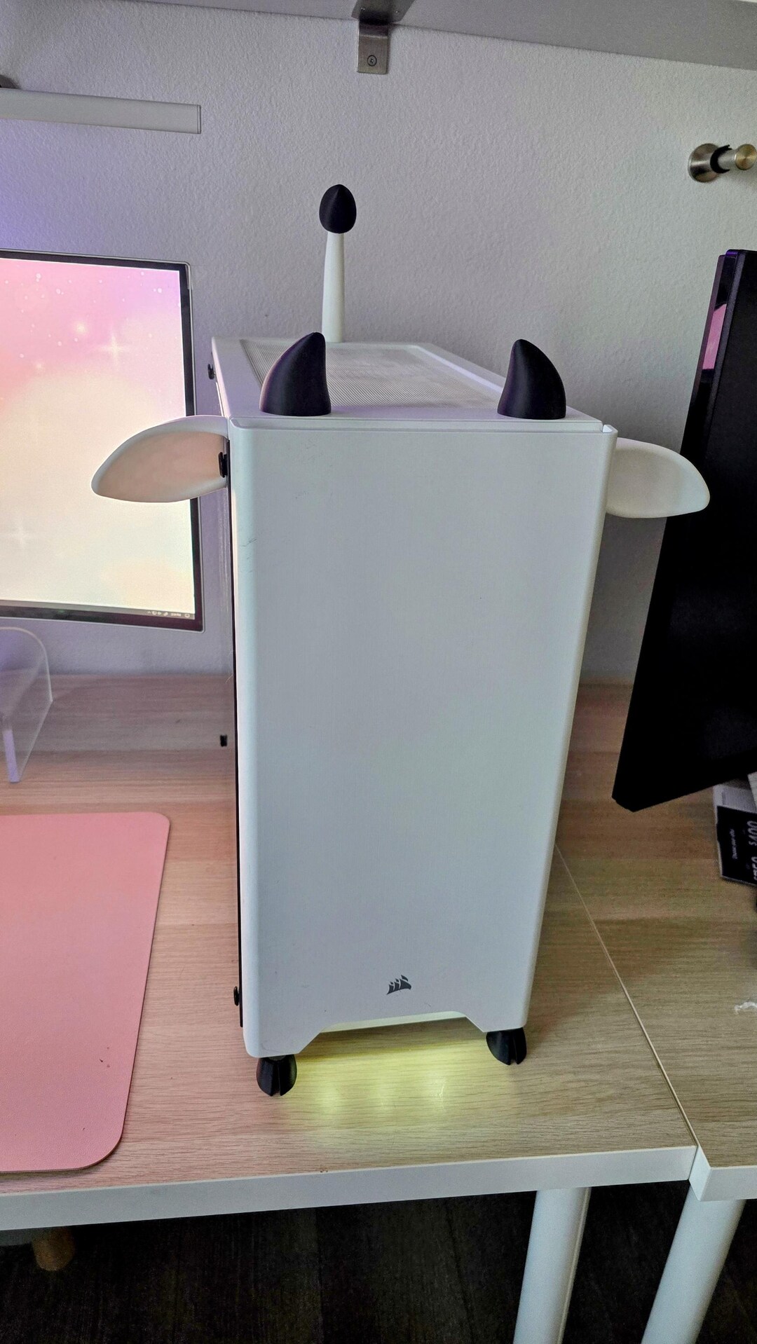 Cow PC Decoration -- 3D Printed, Magnetic - Etsy