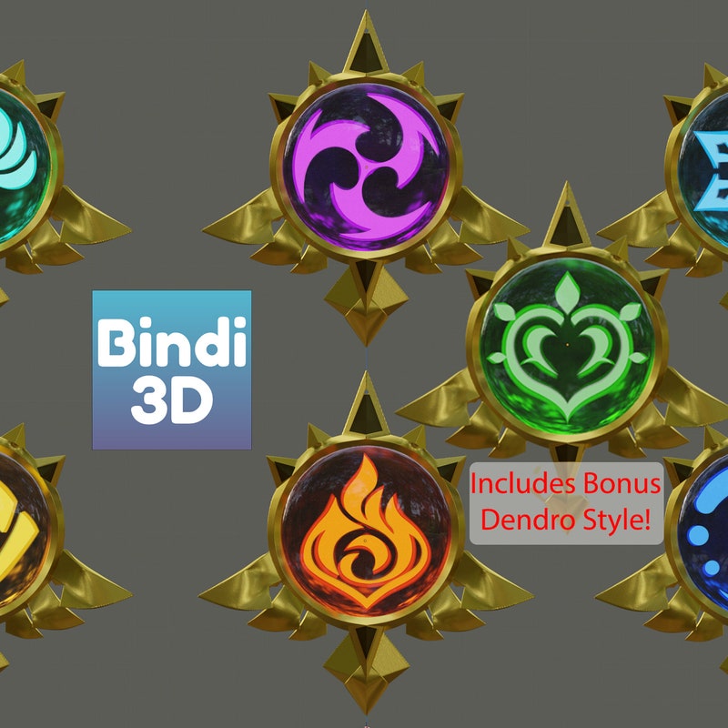 Genshin Vision - Etsy