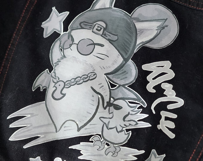 FFXIV Moogle and Chocobo Street Wear Jacket Vinyl Patch - Etsy