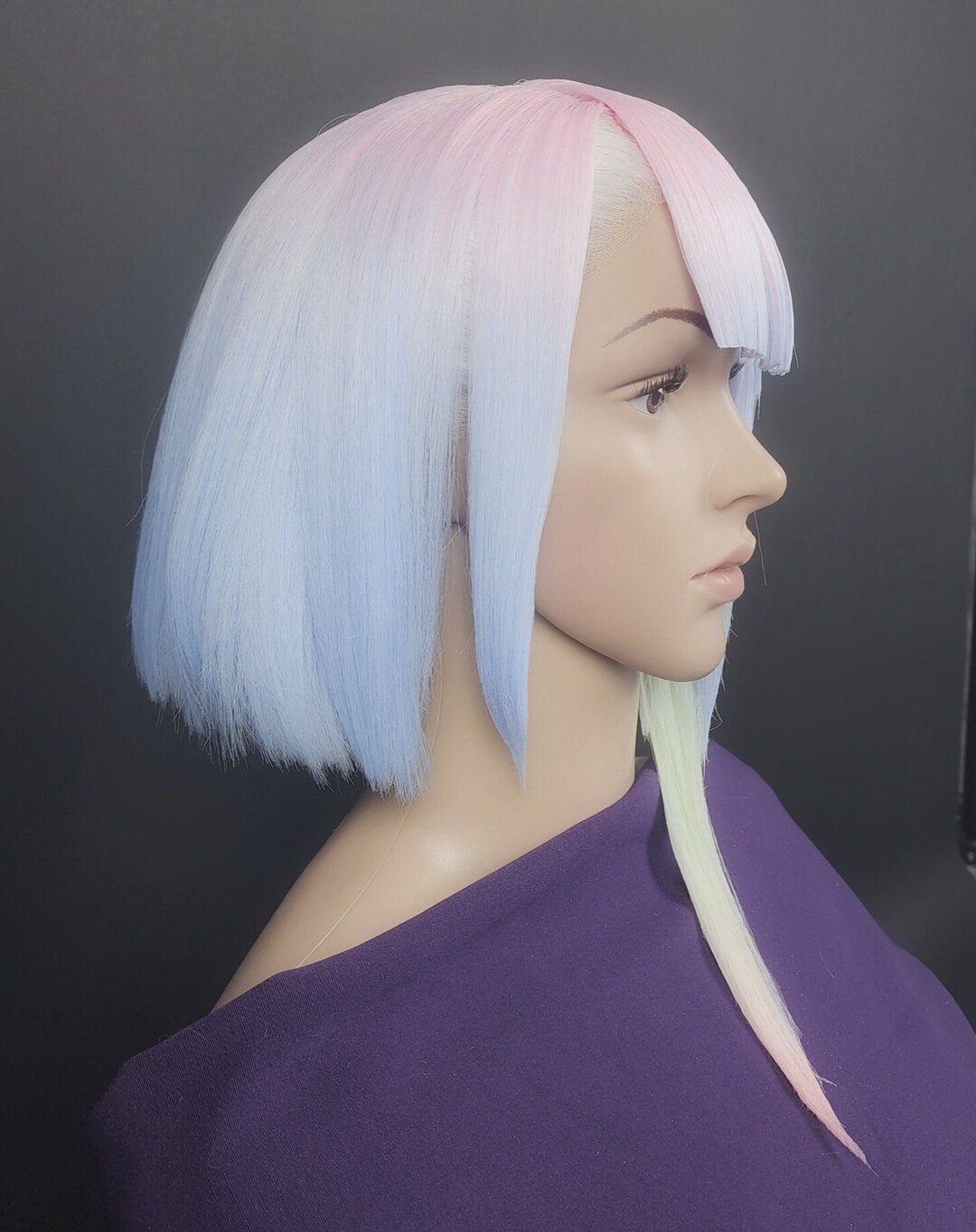 Lucy Cyberpunk 2077 Lace Front Wig READY TO SHIP - Etsy