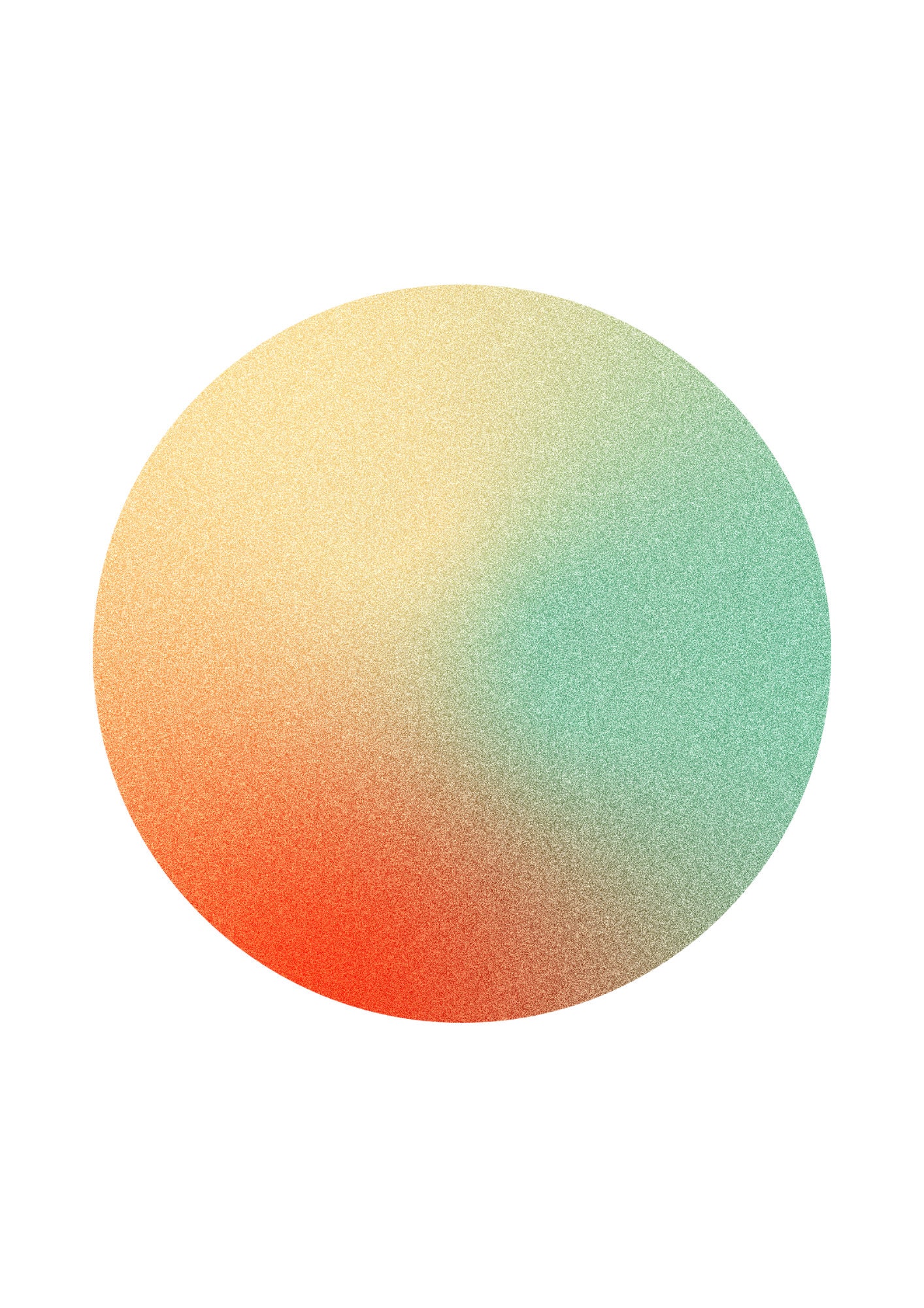 Gradient Orb Printable A4 Poster - Etsy