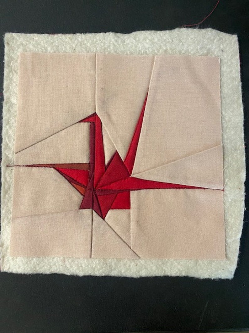 Origami Crane Quilt Square Pattern (6", 8", and 12" Patterns) - Etsy