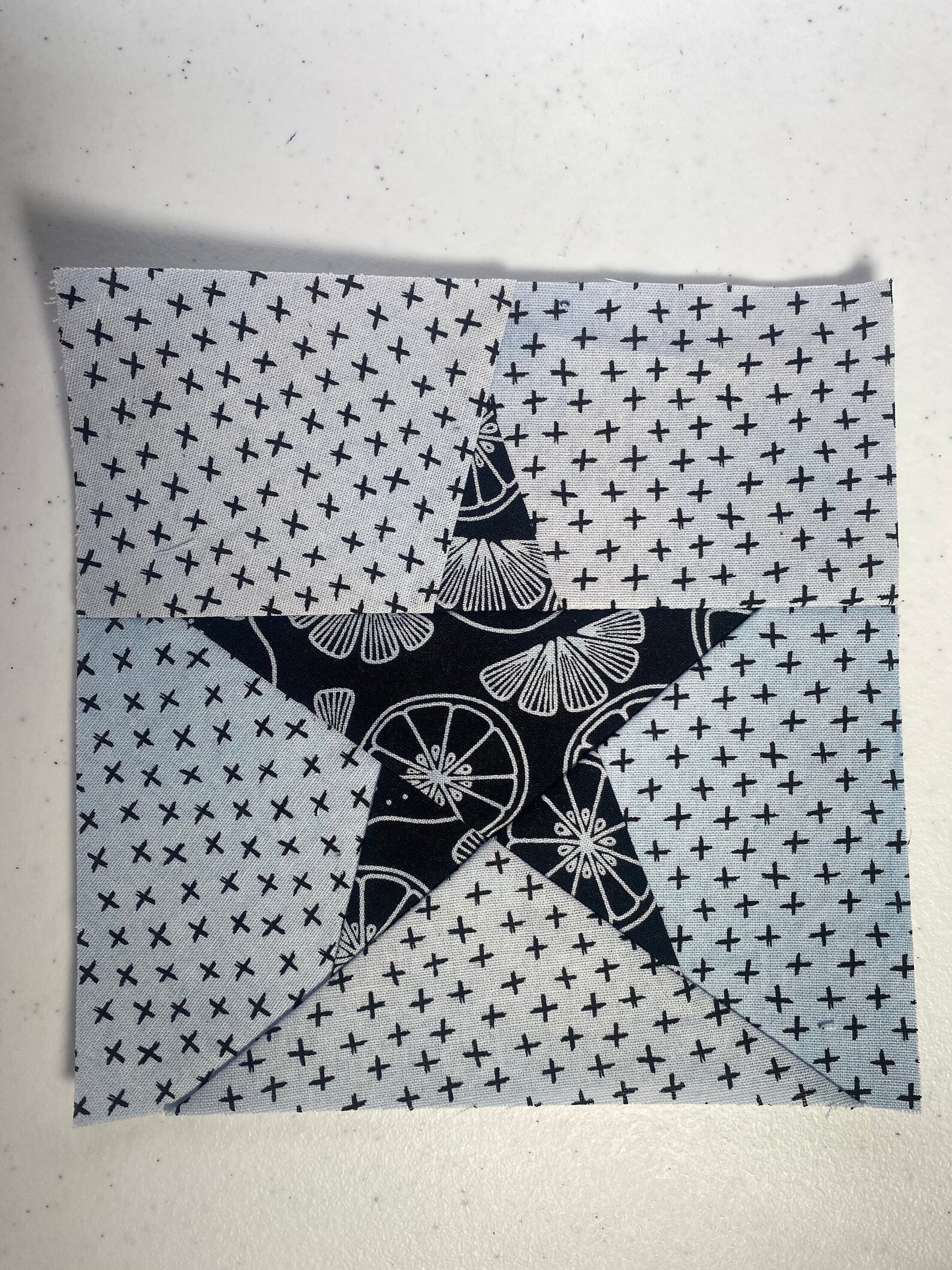 Simple Star FPP Quilt Pattern in 4", 5", 6", 7", & 8" - Etsy