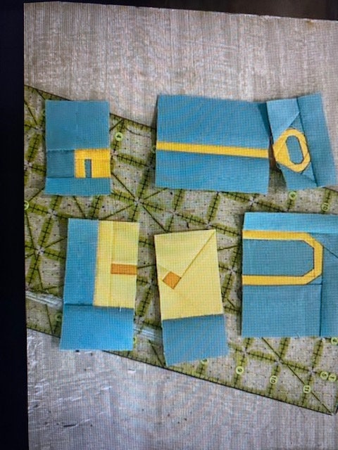 Lock and Key FPP Quilt Square Pattern - Etsy
