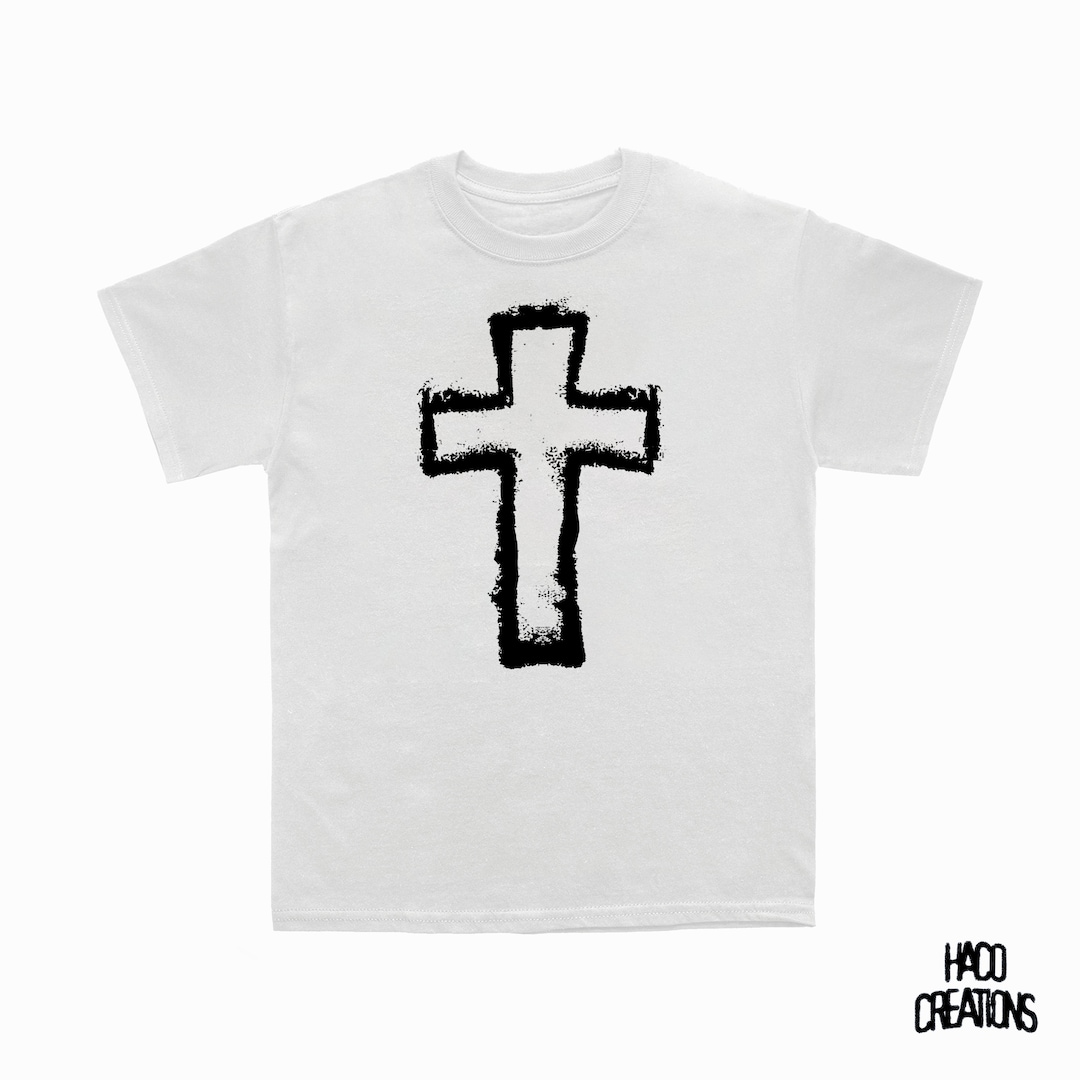 Y2K Cross Streetwear T-shirt Y2K Shirts Retro Gothic Aesthetic ...